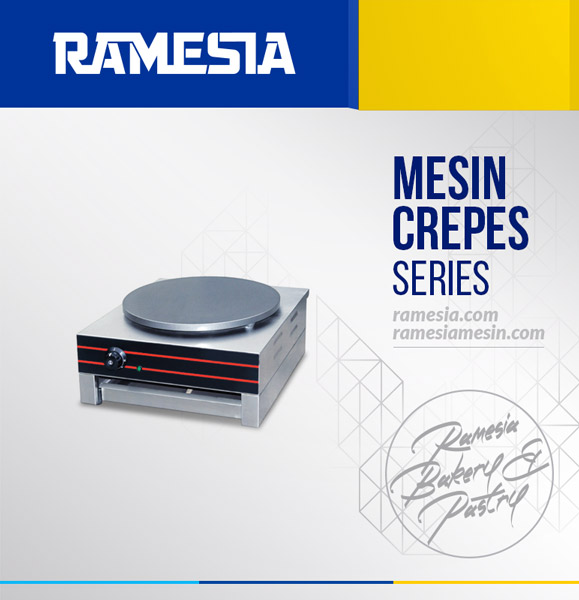 Mesin Crepes | Alat Cetakan Kue Leker Anti Lengket Terbaru | Ramesia